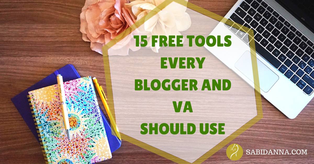 15 Free Tools for Bloggers: Working Online Made Simple